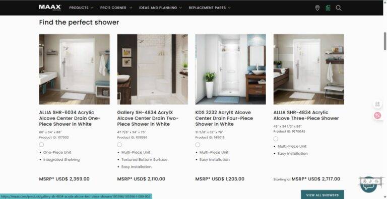 Top 8 Shower Enclosure Manufacturers in USA (Complete Kit Style ...